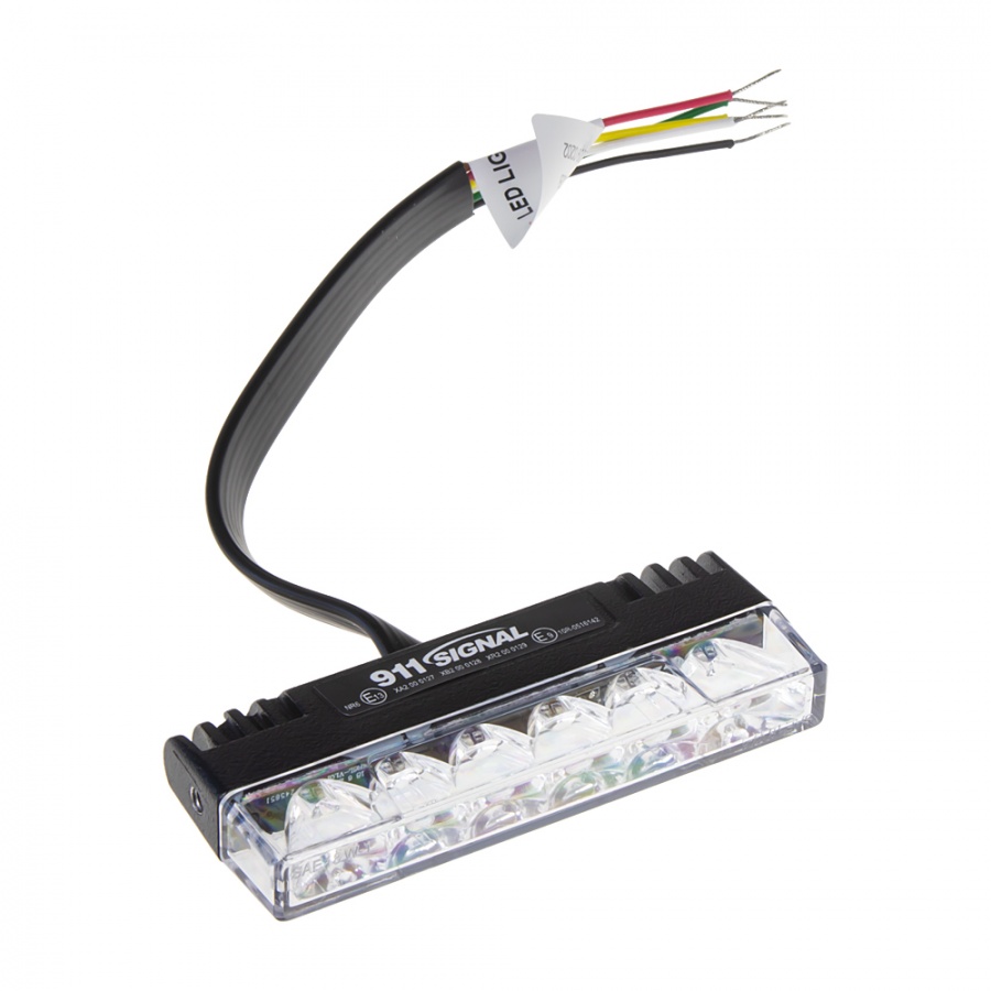 PROFI SLIM výstražné LED světlo vnější, do mřížky, modré, 12-24V, ECE ...