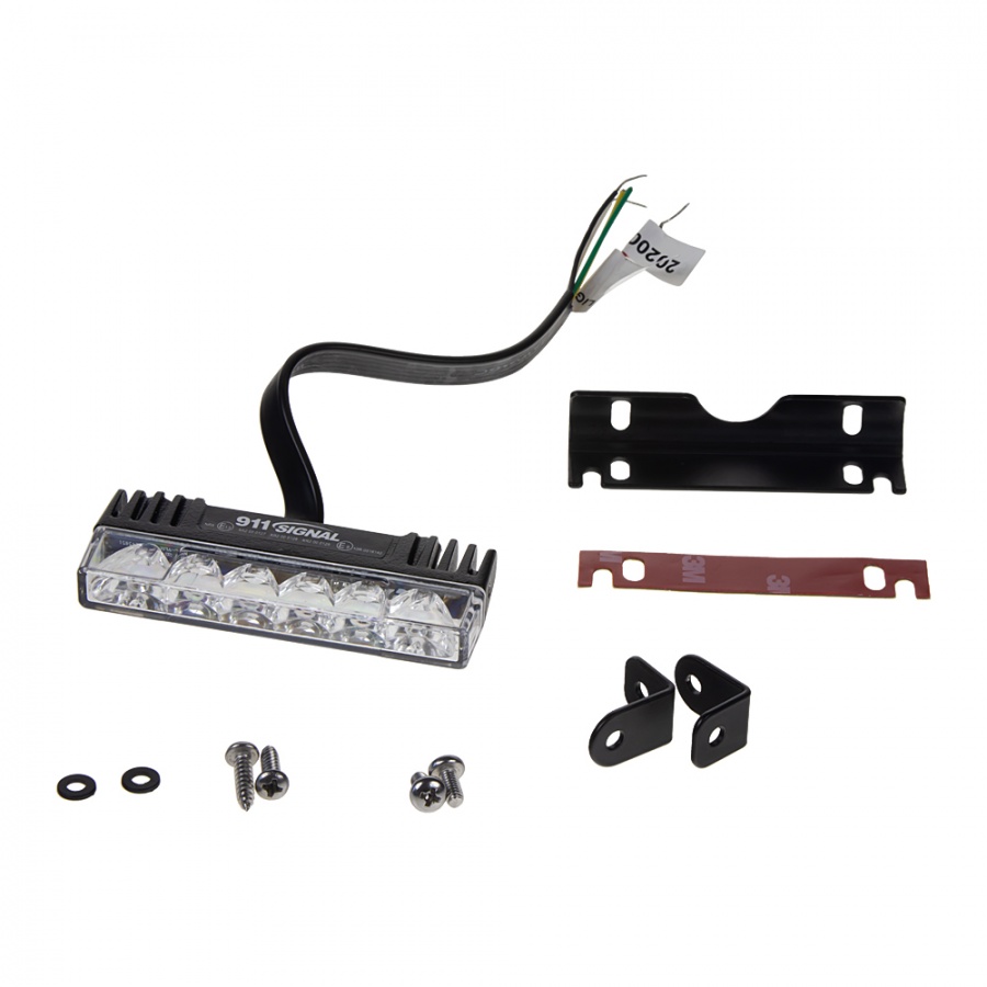 PROFI SLIM výstražné LED světlo vnější, do mřížky, modré, 12-24V, ECE ...