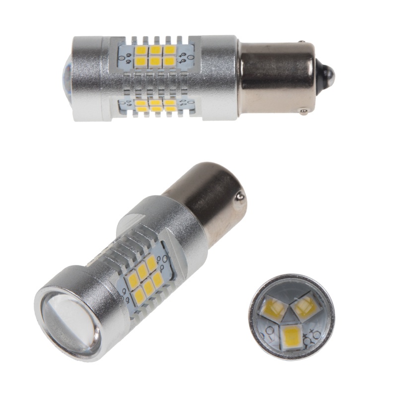 LED BA15s bílá, 12-24V, 21LED/2835SMD | Kanaco, spol. s r.o.