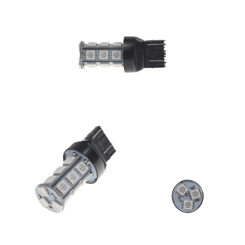 LED žárovka 12V s paticí T20 (7443) oranžová, 18LED/3SMD | Kanaco, spol ... LED žárovka 12V s paticí T20 (7443) oranžová, 18LED/3SMD | Kanaco, spol ...