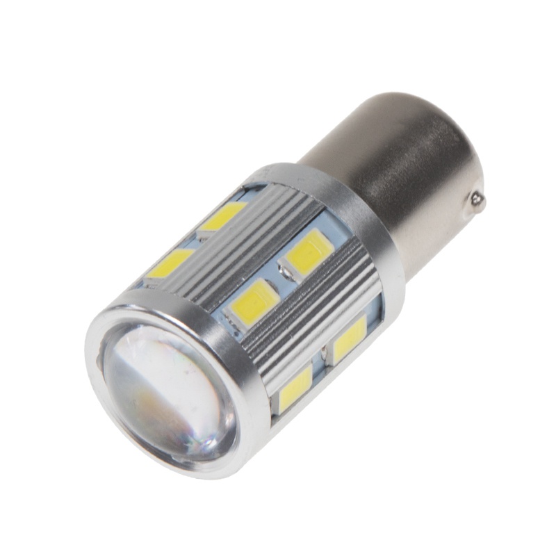Patice BA15s bílá, 12-24V, 12SMD Samsung + 3W Osram | TAŽNÁ, AUDIO ...